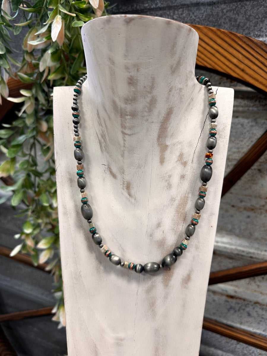 Stone Navajo Necklace – Oak Spring Bling