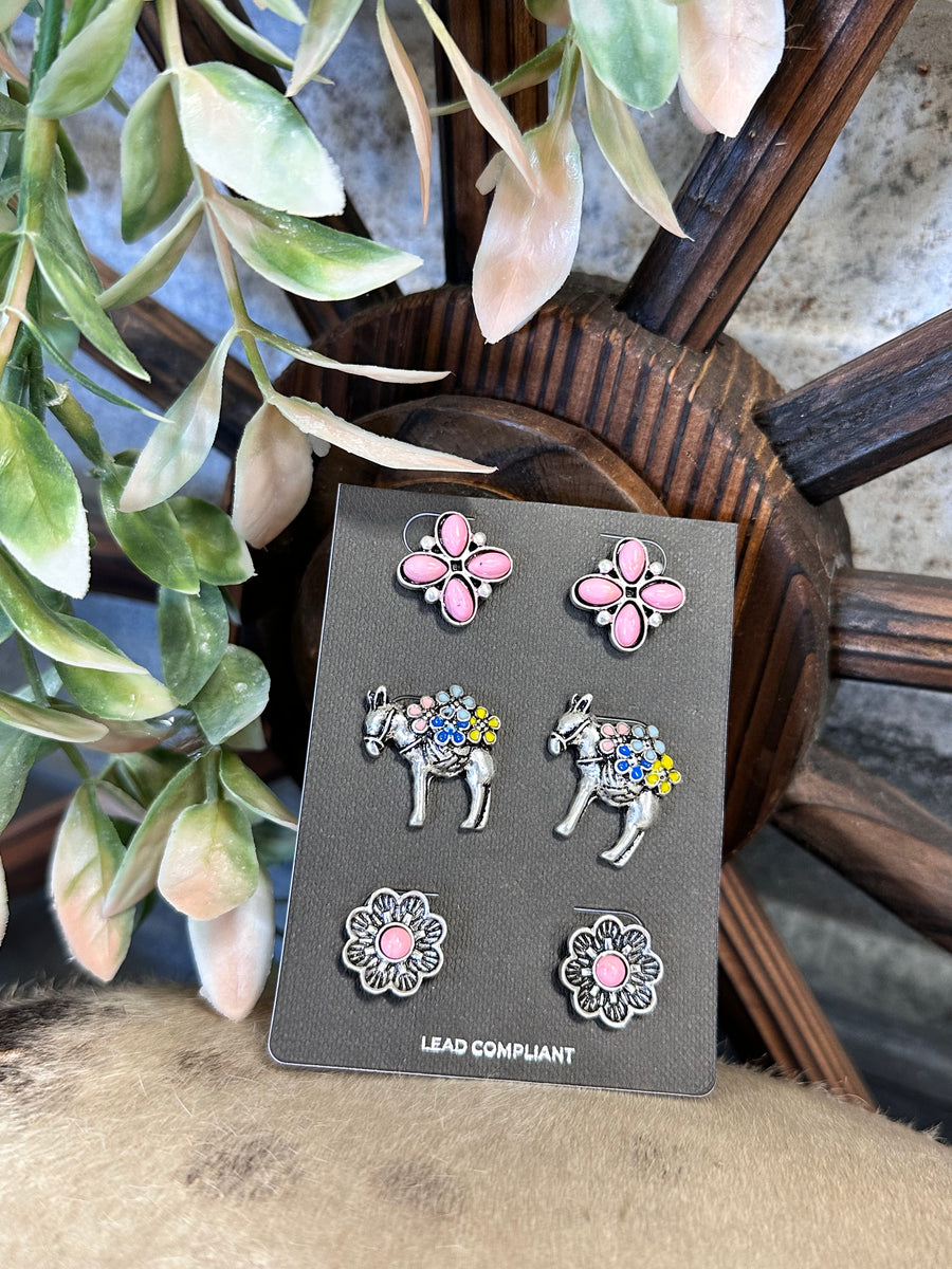 Donkey Earring Set – Oak Spring Bling