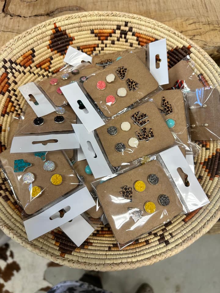 3 Piece Earring Sets – Oak Spring Bling